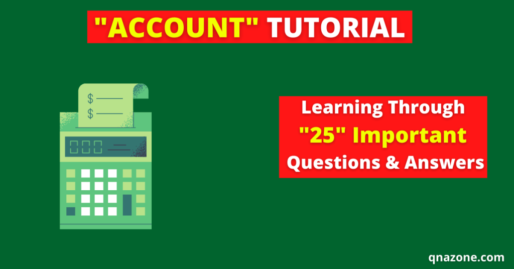 30 Important Accounting Principles Questions and Answers [With PDF ...